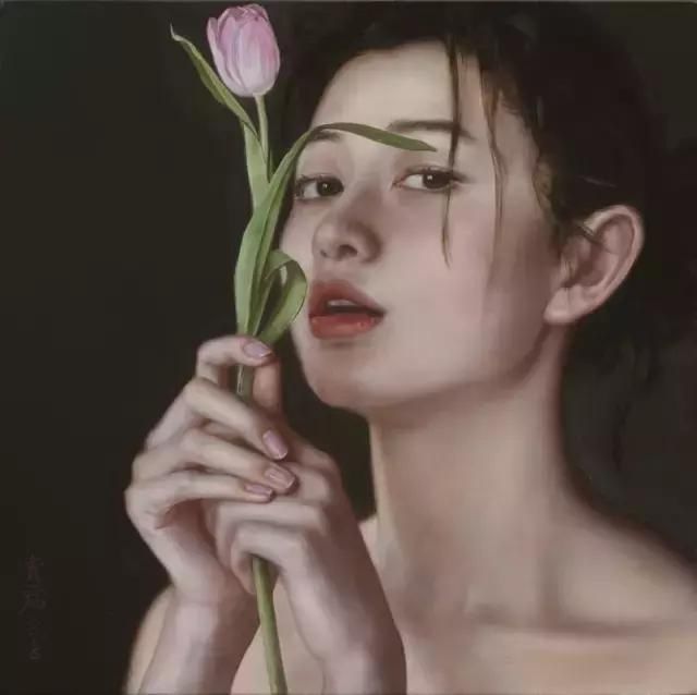 Realistic oil painting representative Li Guijun Character Oil Painting ...