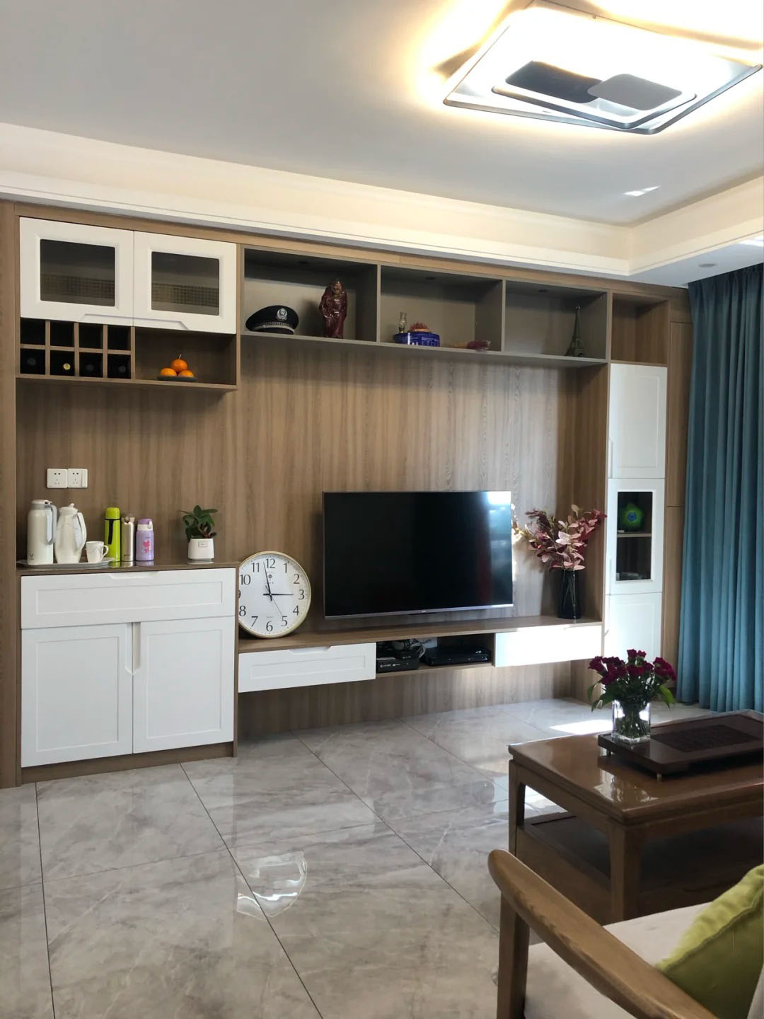 89 square meters small three-bedroom, one year after renovation ...