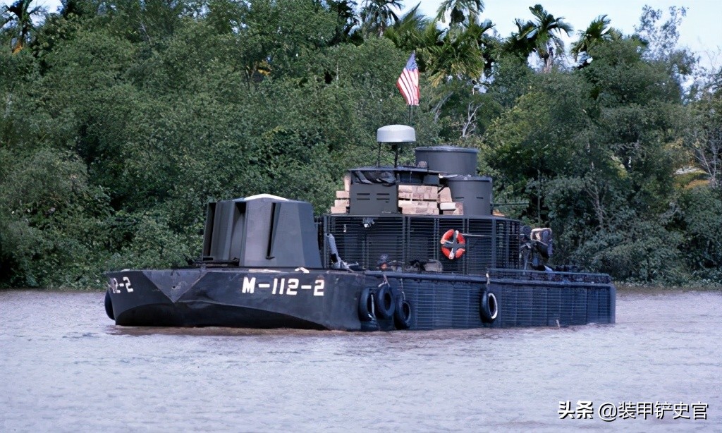 The U.S. shallow-water gunboat in the Vietnam War, known as the ...