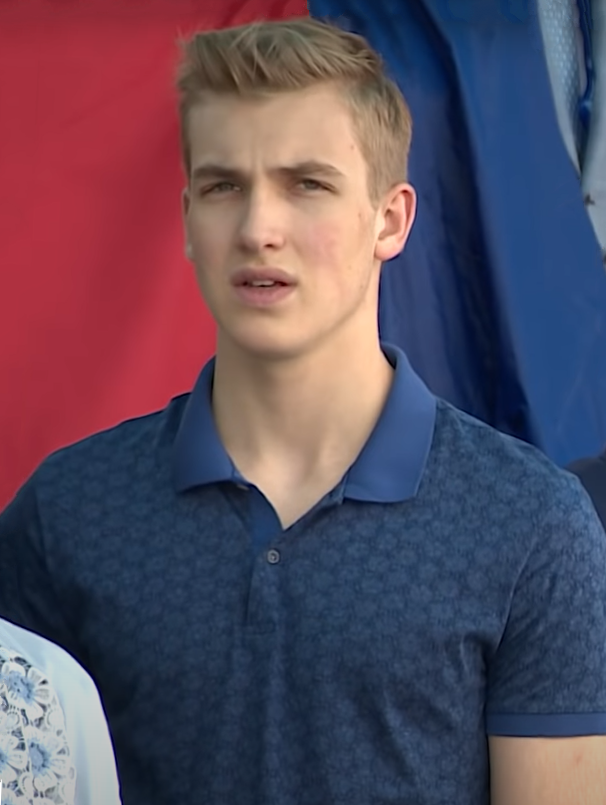 The first son of Belarus has grown from a young boy to a handsome man ...