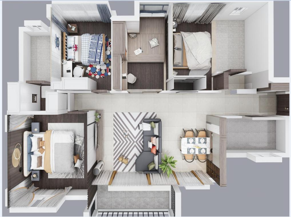 How to renovate the 129 square meters simple house?Break the ...