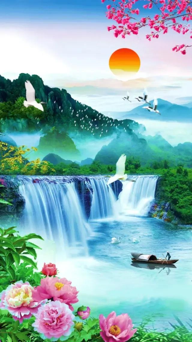 Beautiful pictures with beautiful scenery and beautiful scenery, no ...