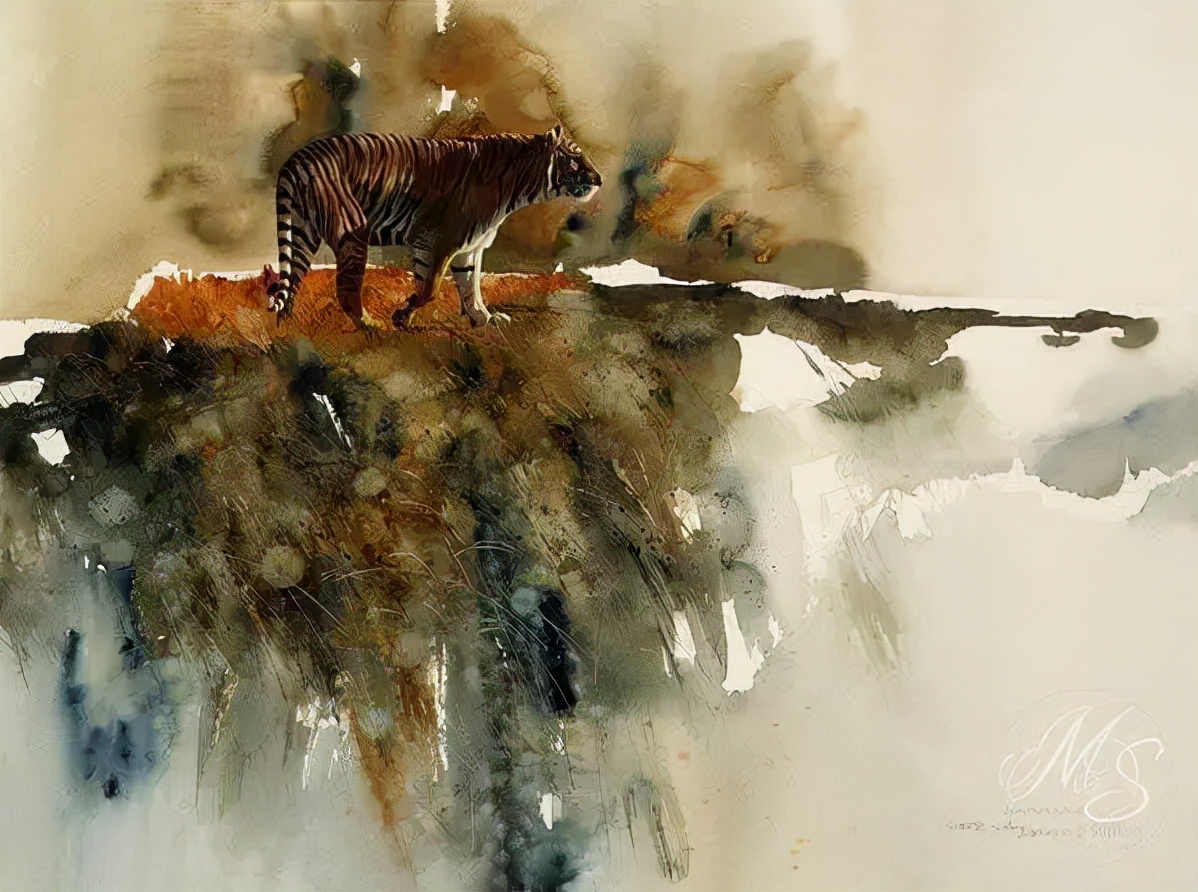 Envoy of the Sky: American Painter Morten E Solberg Wild Animal ...