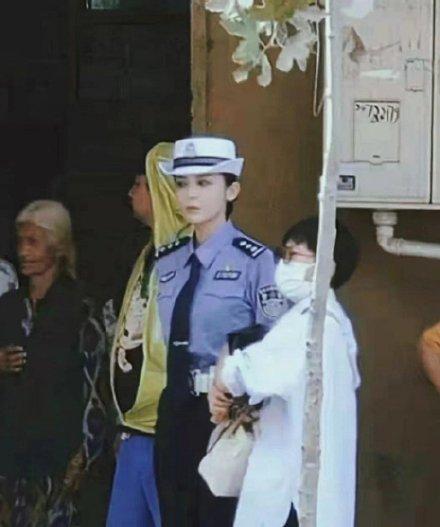 Guli Nazha police uniform appearance exposed, skin fair, like a ...