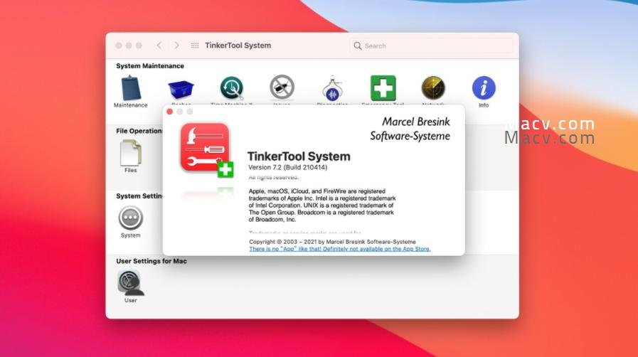 TinkerTool System 7 for Mac(系統維護工具) - 頭條匯