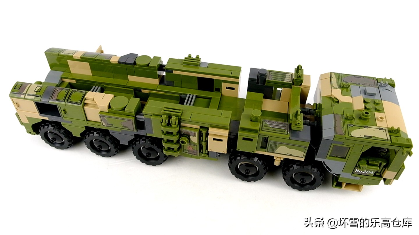 Dongfeng express car made of building blocks: Senbao building block DF ...