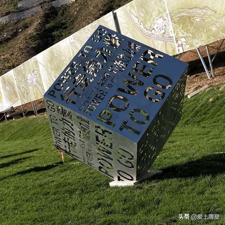 Do you know the meaning of the stainless steel Rubik's Cube sculpture ...