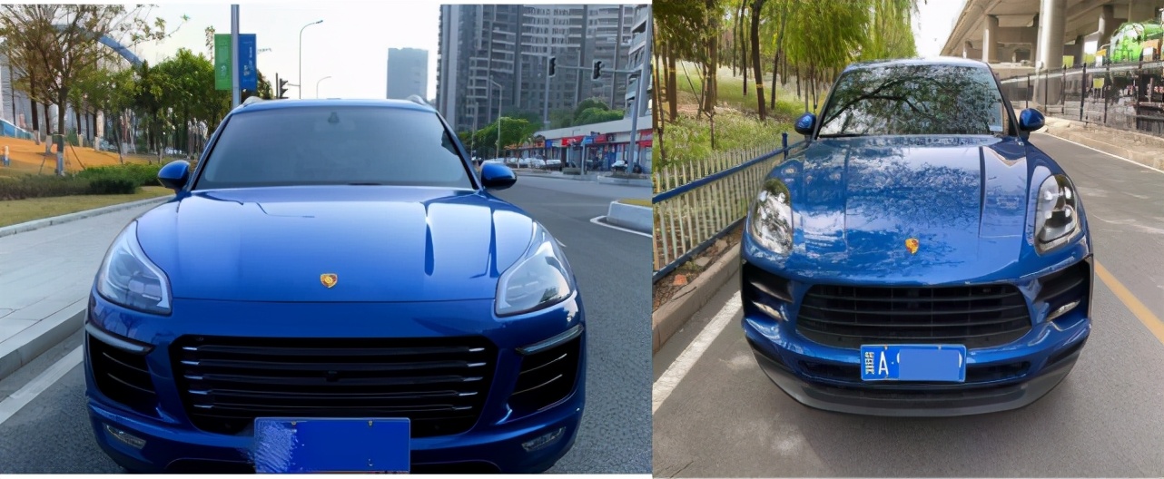 Zotye SR9 met macan, the "same model" blue 2.0T, the two owners were happy after meeting - iNEWS