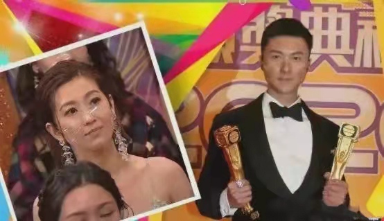On TVB celebration, Wang Haoxin and Cai Sibei are in the same frame ...
