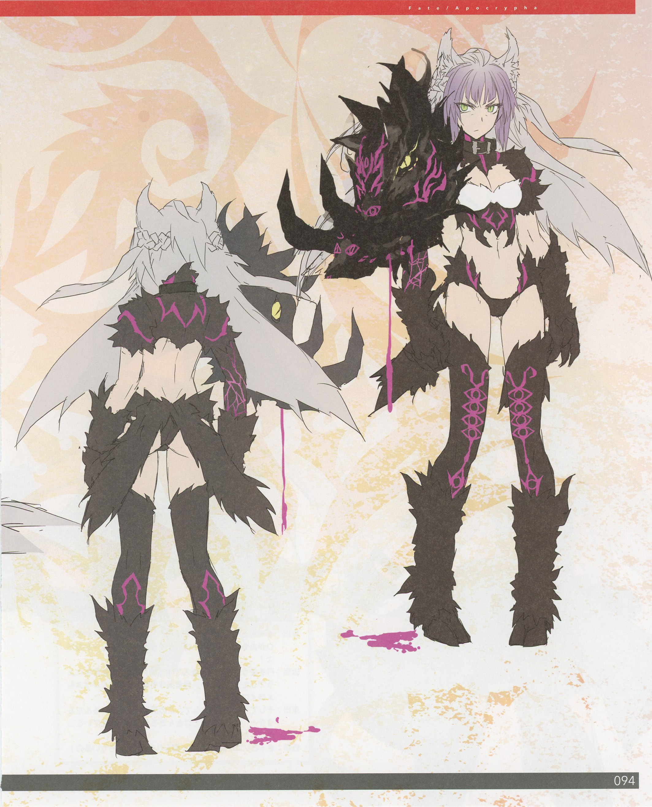 Sharing of exquisite illustration works (16) Fate Apocrypha Material's character setting - MINNEWS