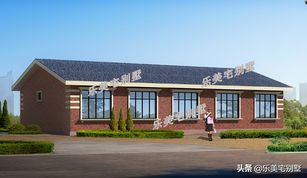 140m2 or more rural bungalow, one-layer villa design, housing limit is ...