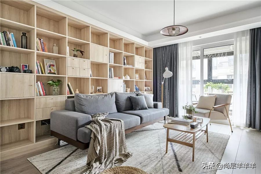 90 square meters of simple MUJI style, warm wood feel, Japanese style ...