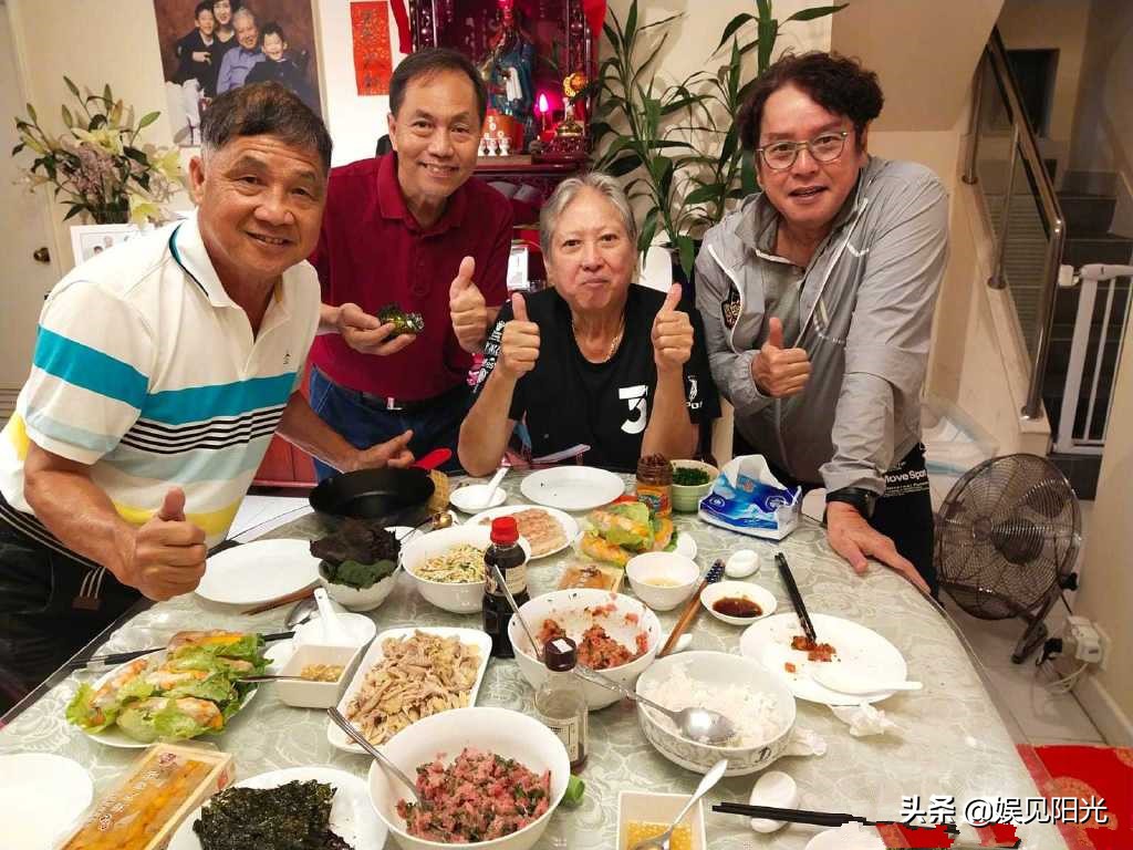 Sammo Hung played funny special effects with his children and ...