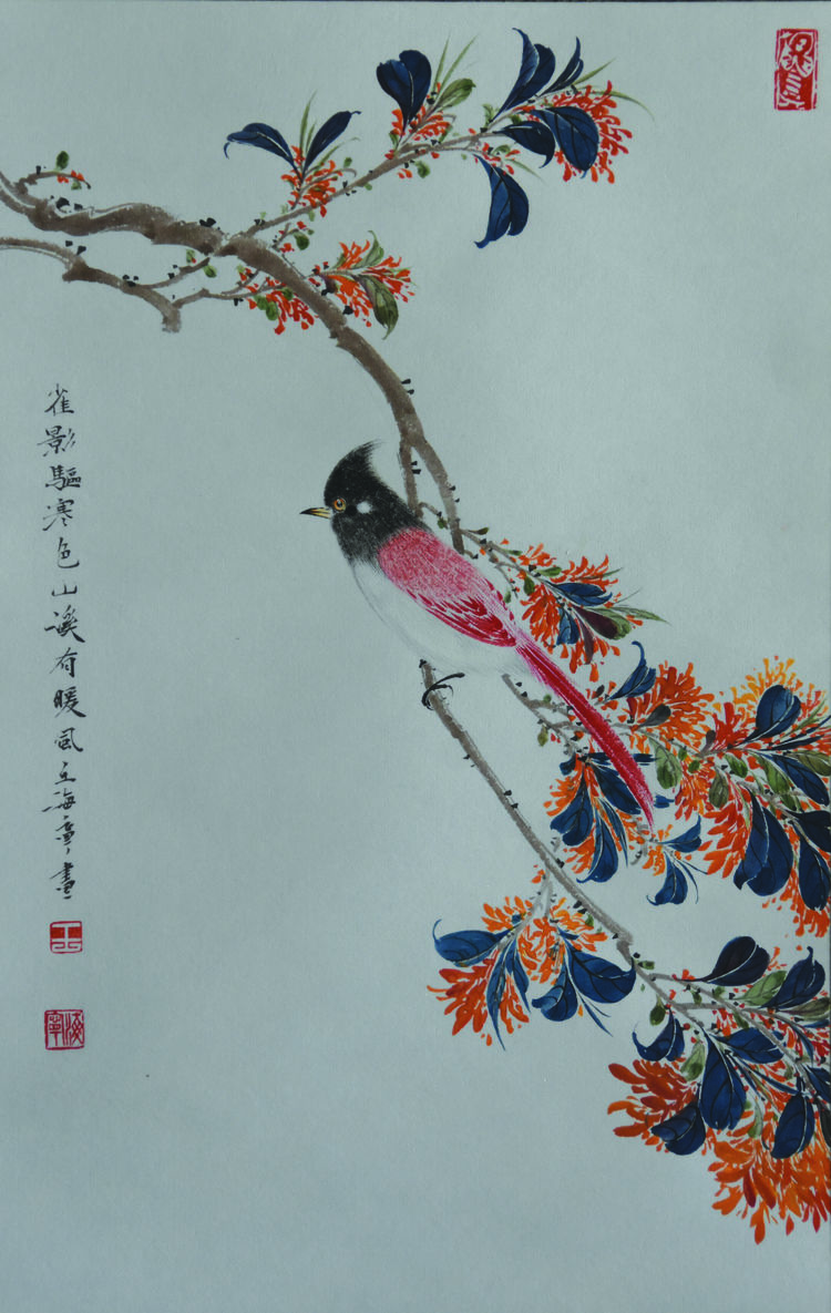 Wonderful workmanship drawing a beautiful landscape-Wang Haining's ...
