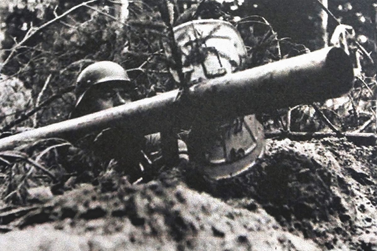 The "tank killer" anti-tank rocket launcher of German light weapons in ...