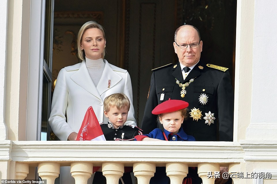 Princess Charlene is thin and has sunken cheeks, which makes it hard to ...