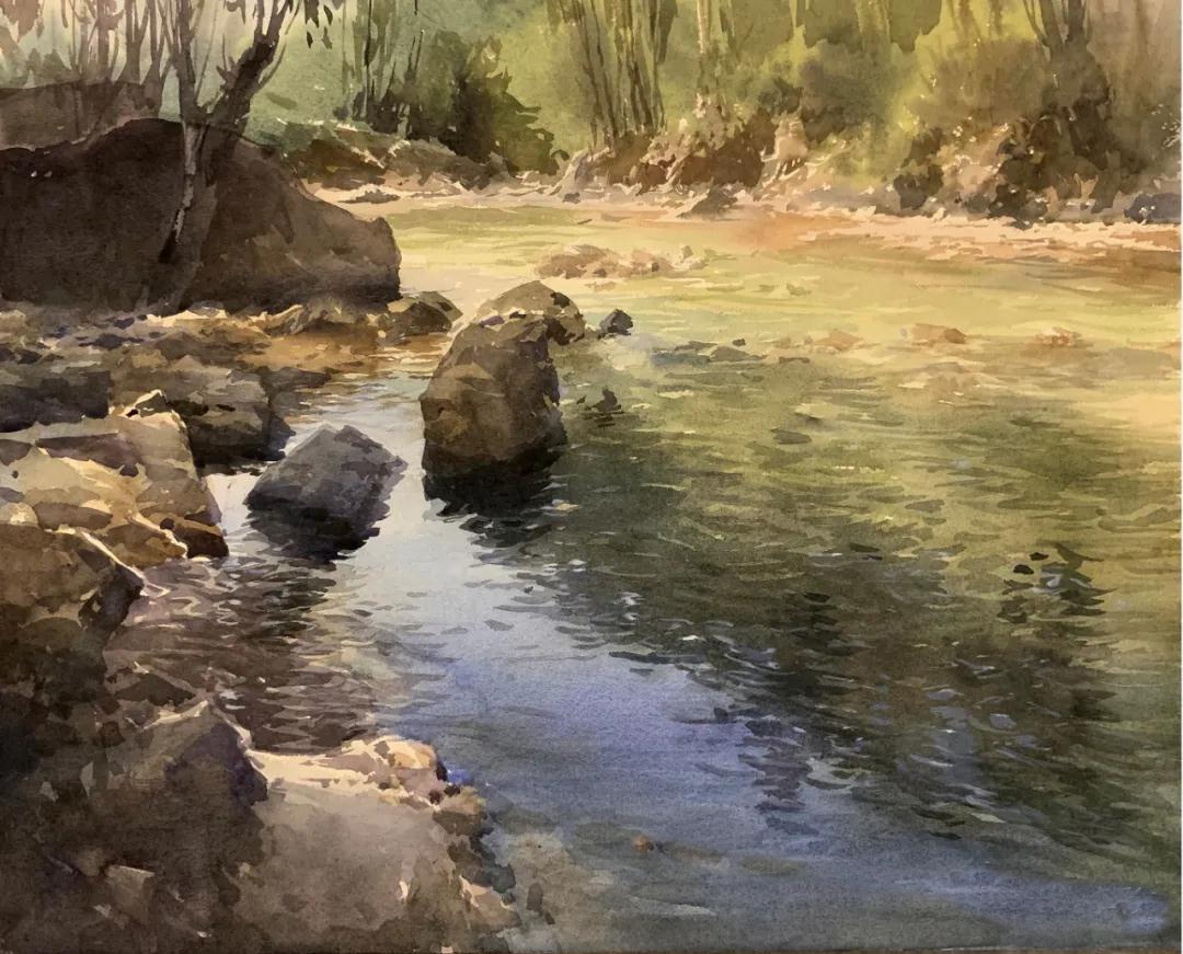 Appreciation of He Wenqing's Watercolor Works - iNEWS