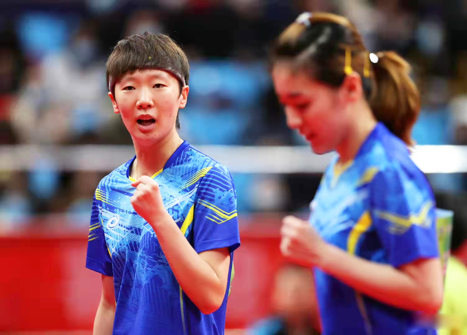 Beat slow and win with speed!Wang Manyu, Che Xiaoxi beats Sun Yingsha 4 ...