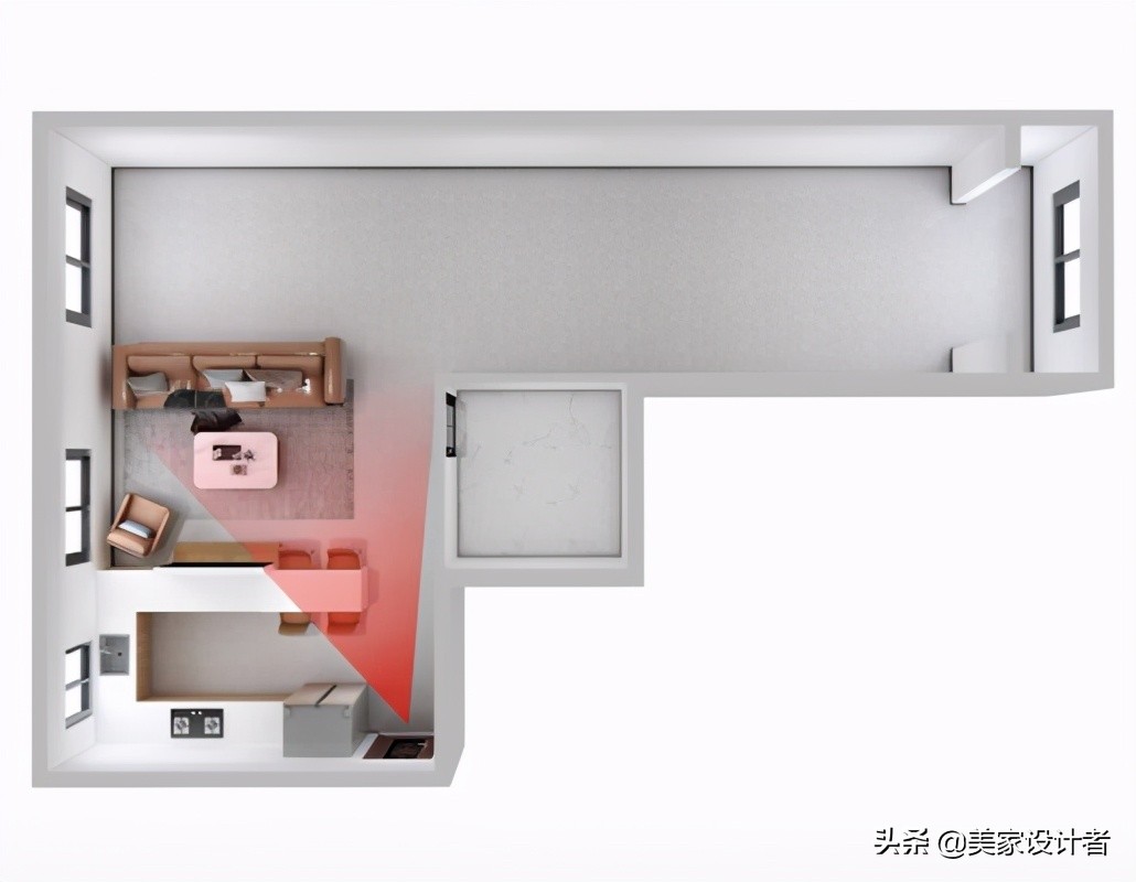 Reasonably plan the 58-square-meter strange house type to make the ...