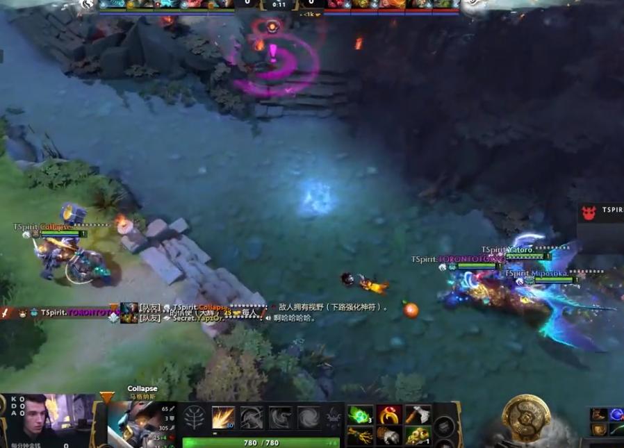 TI10: LGD vs. TS in the finals, Huya SCCC reminds you to be careful of your opponent's Mammoth ...