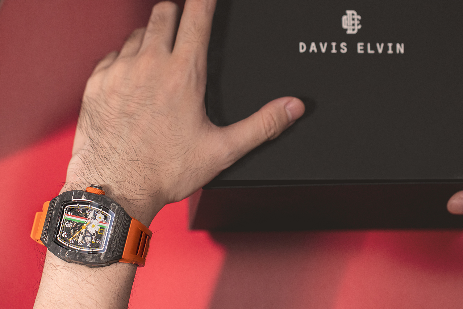 King fried color!The Italian luxury watch DAVIS ELVIN is on sale in ...