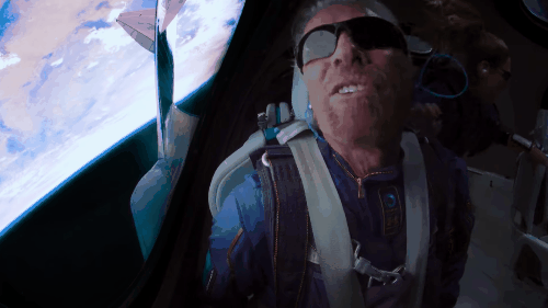 A 71-year-old man flew into space to make space travel a reality, a ...