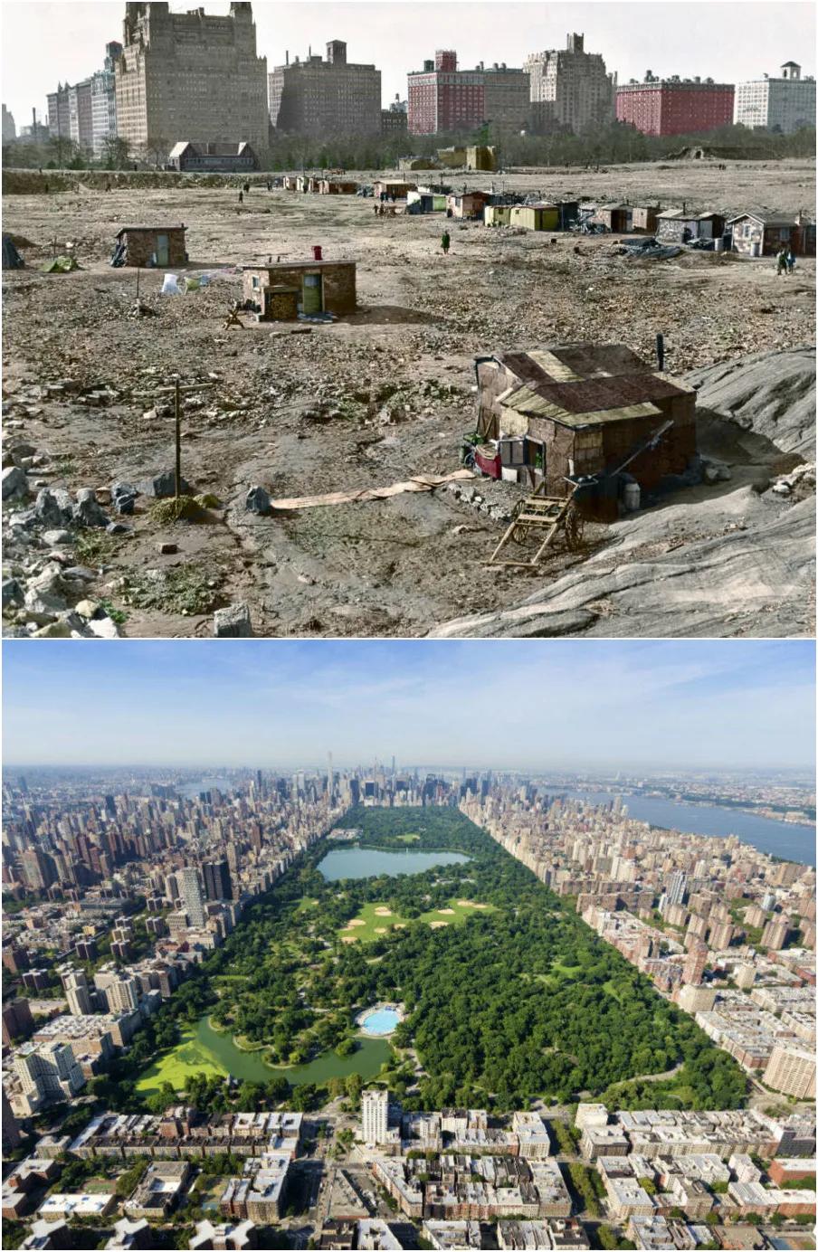 30 shocking comparison photos of past vs present, feel the power of ...