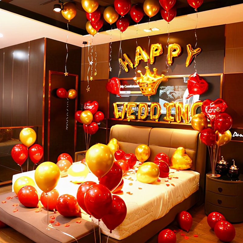 Creative balloon theme wedding arrangement plan - iNEWS