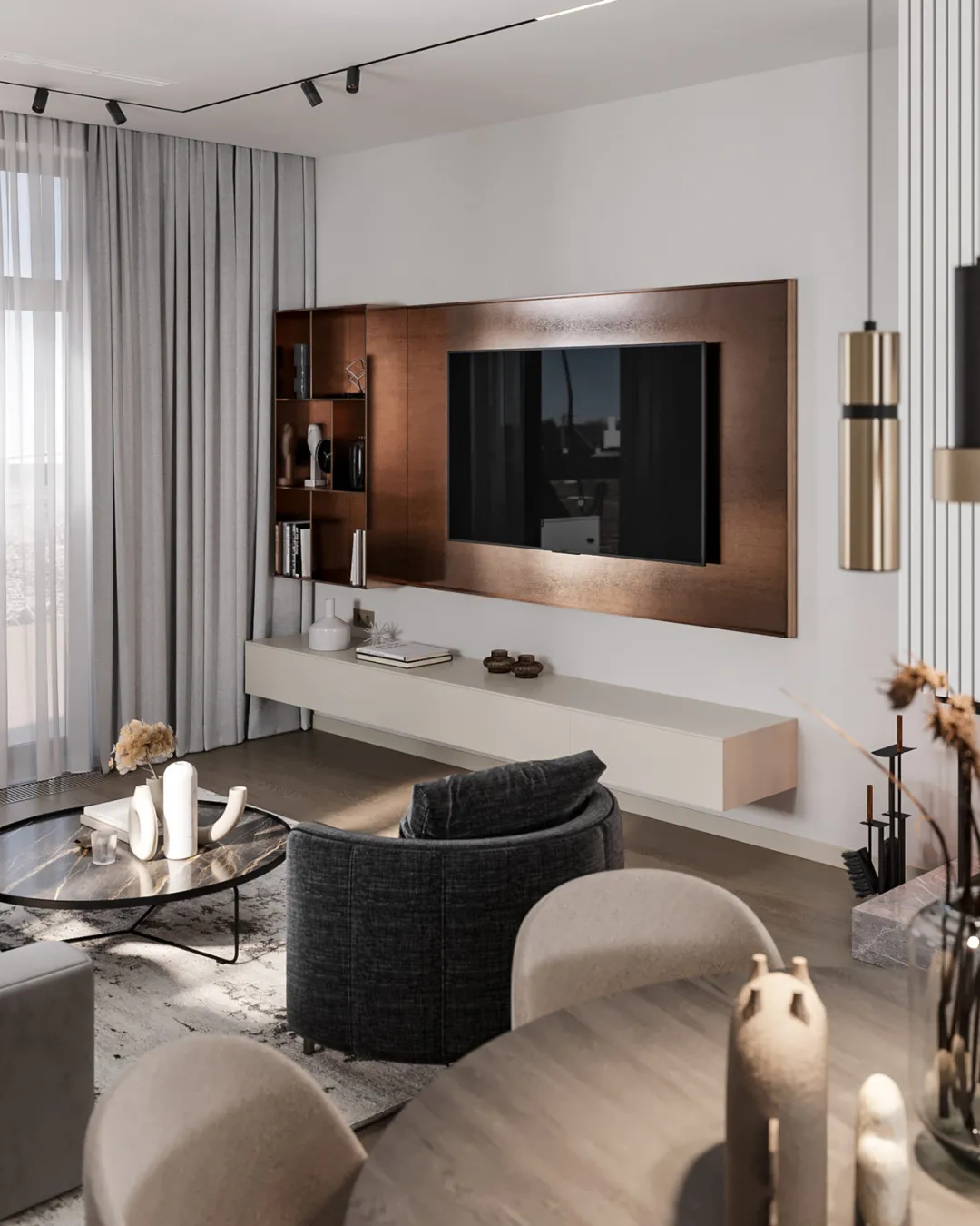 130 square meters modern light luxury house - iNEWS