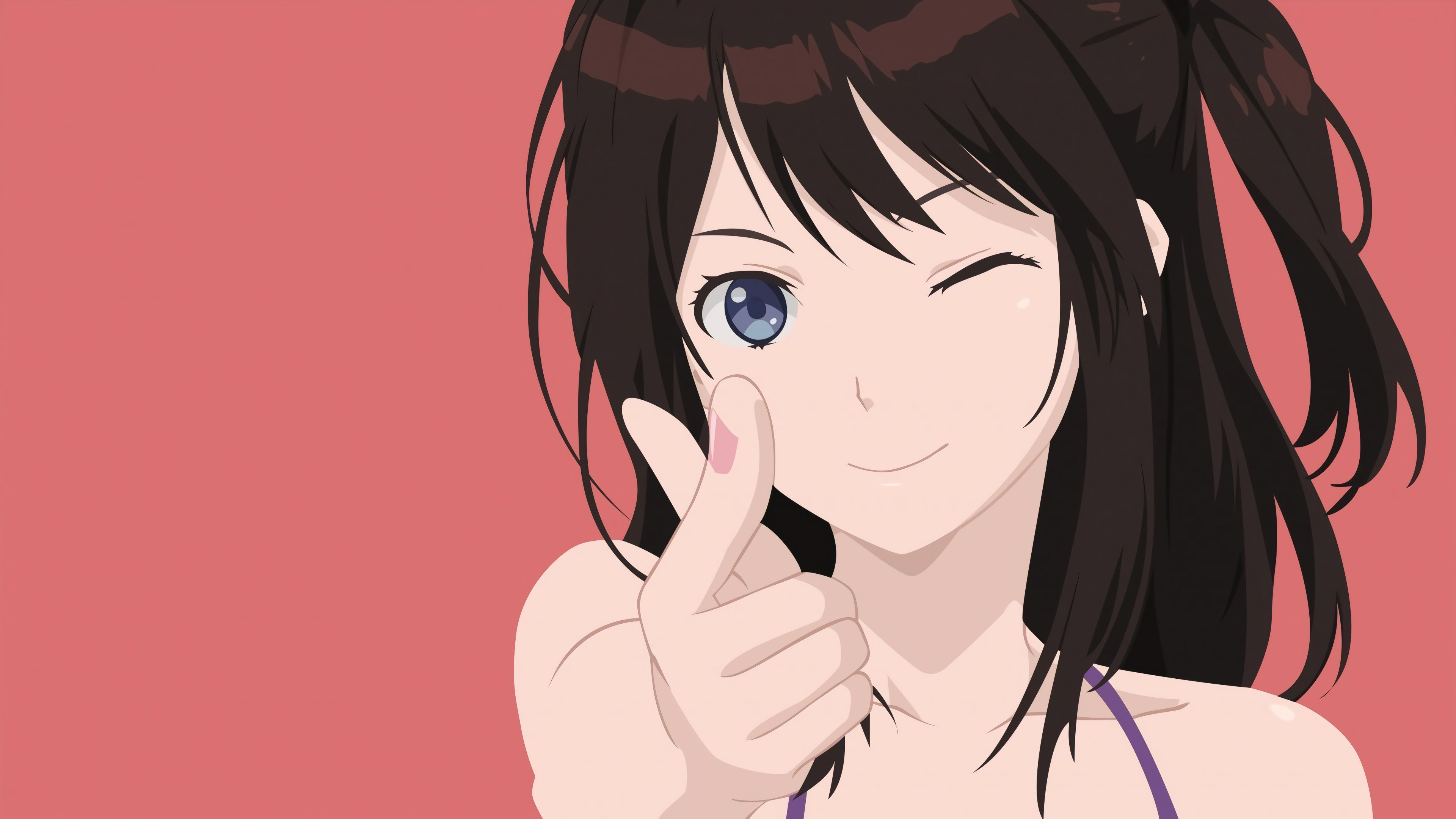 Simple and refreshing anime desktop wallpaper - iMedia