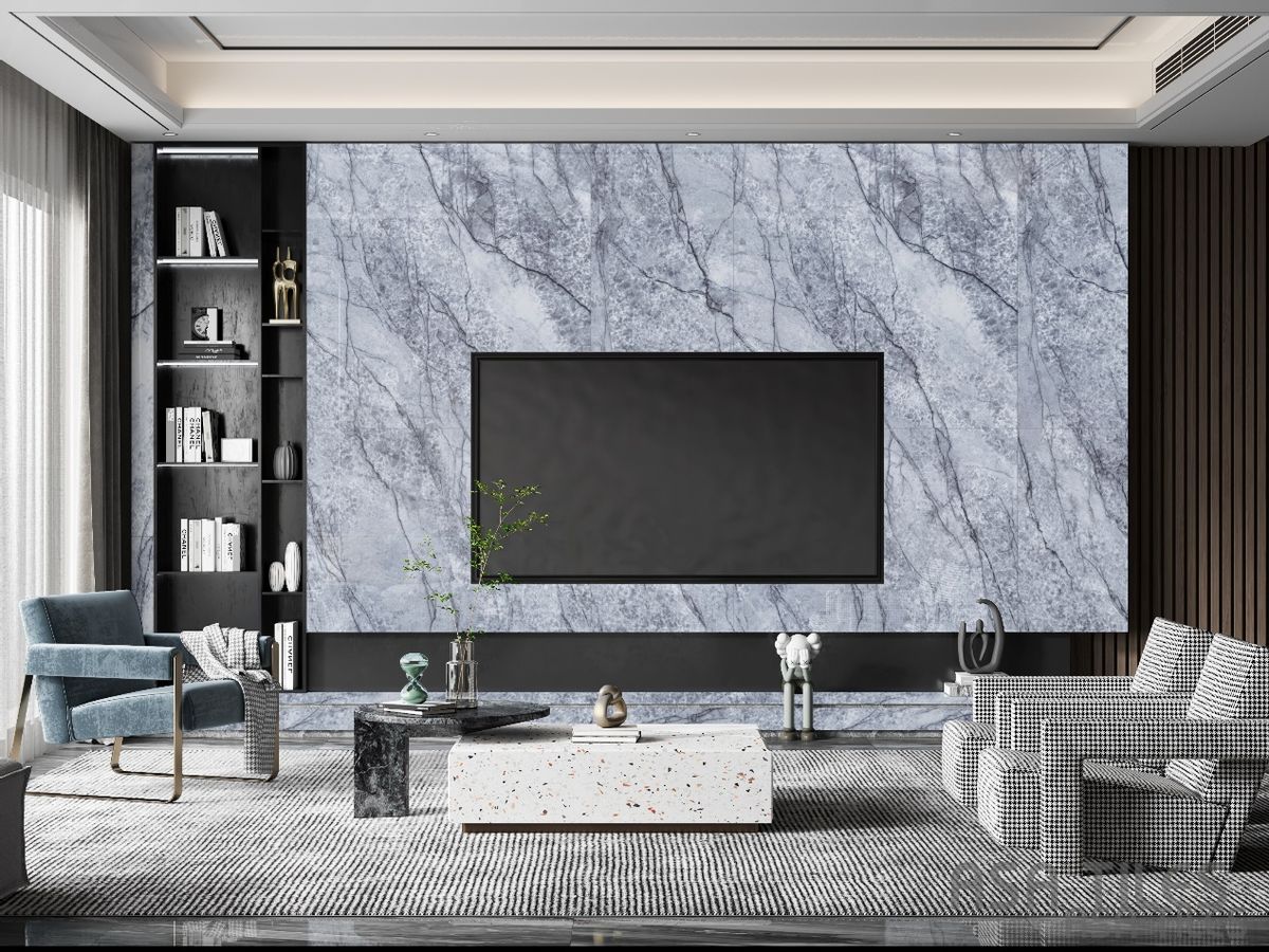 Choose ceramic tiles as the TV background wall. Only after using it ...