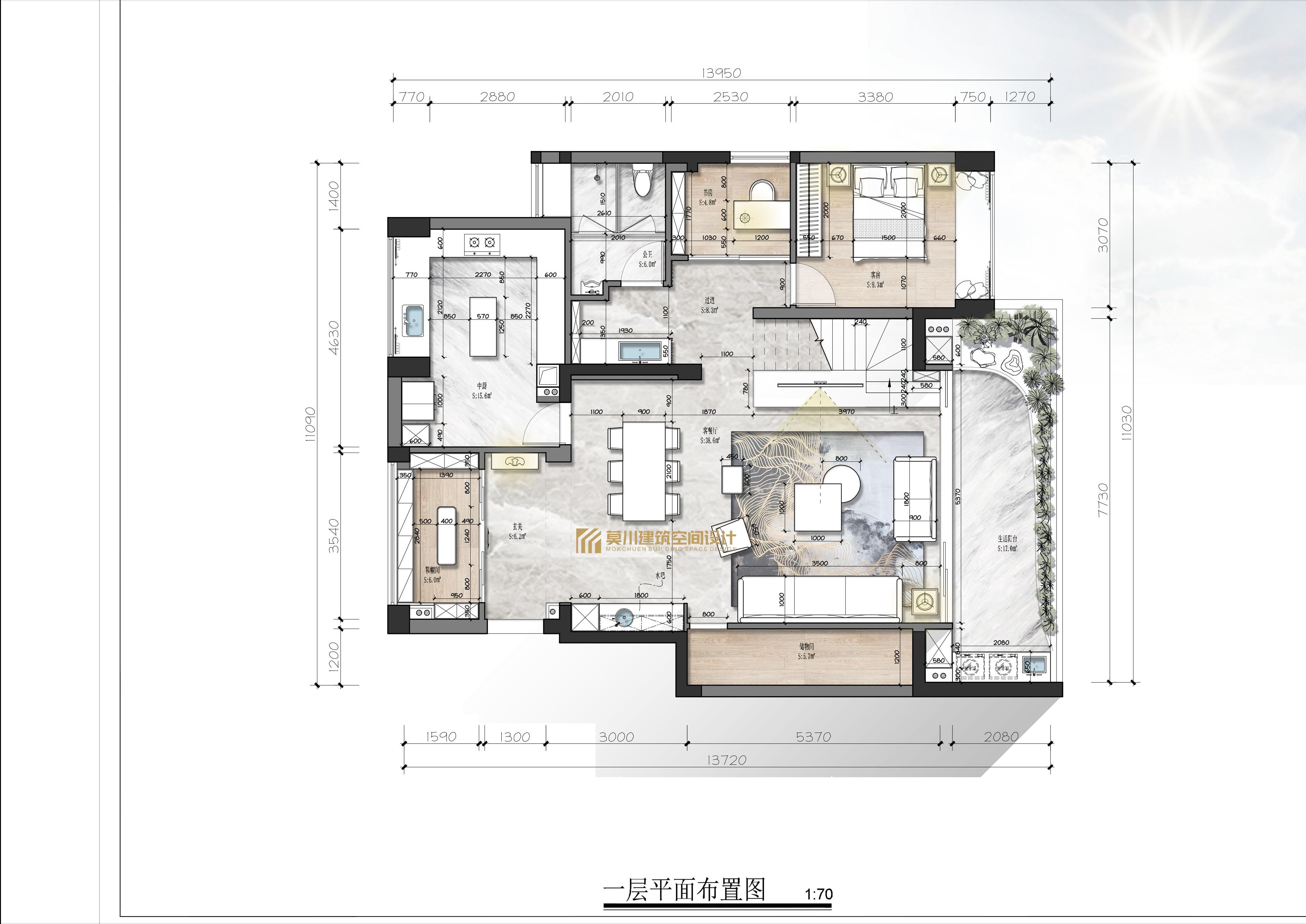 140 square meters of modern and simple style, simple but not simple ...