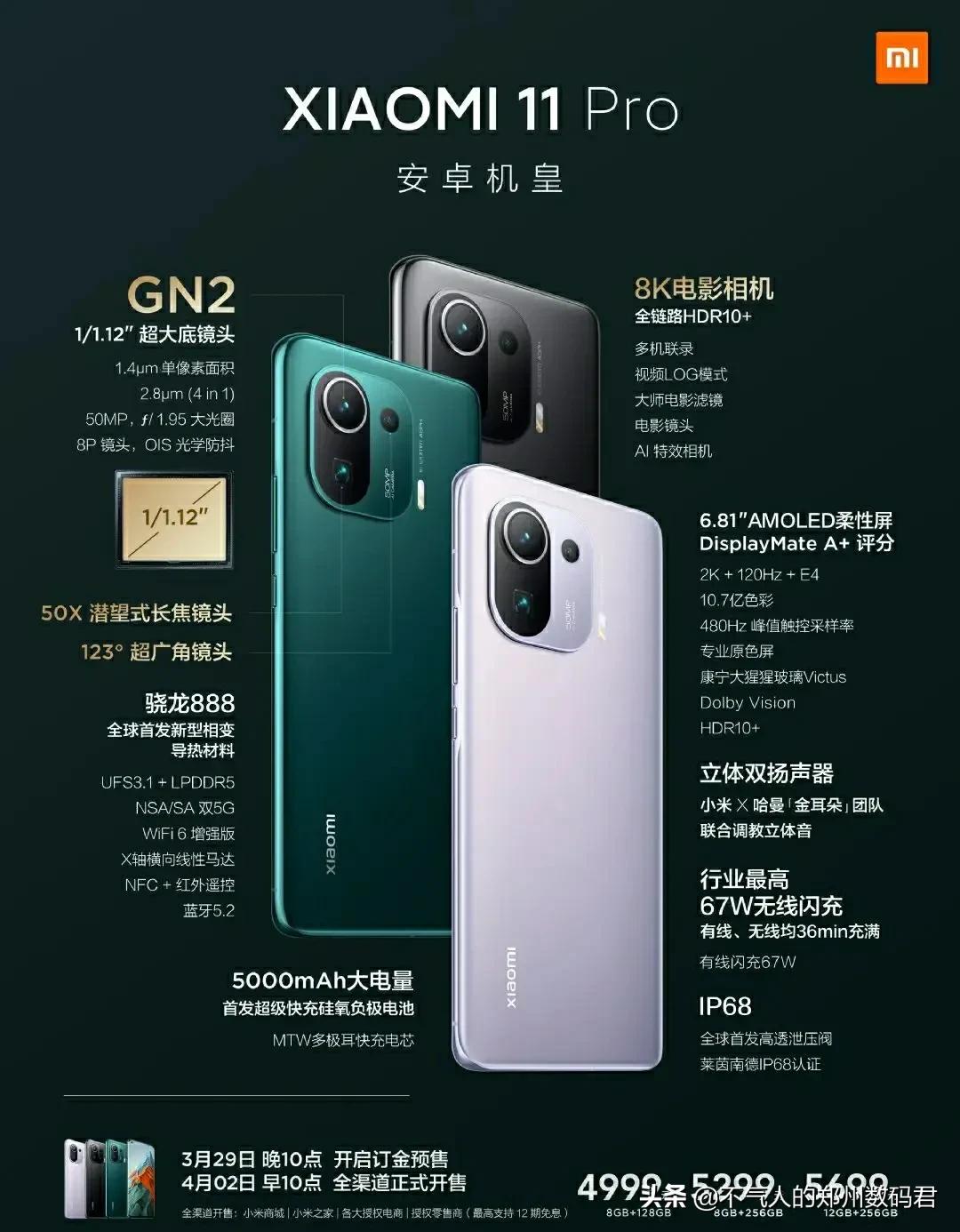 小米11、小米11pro和小米11 ultra，該如何選擇？ - 資訊咖