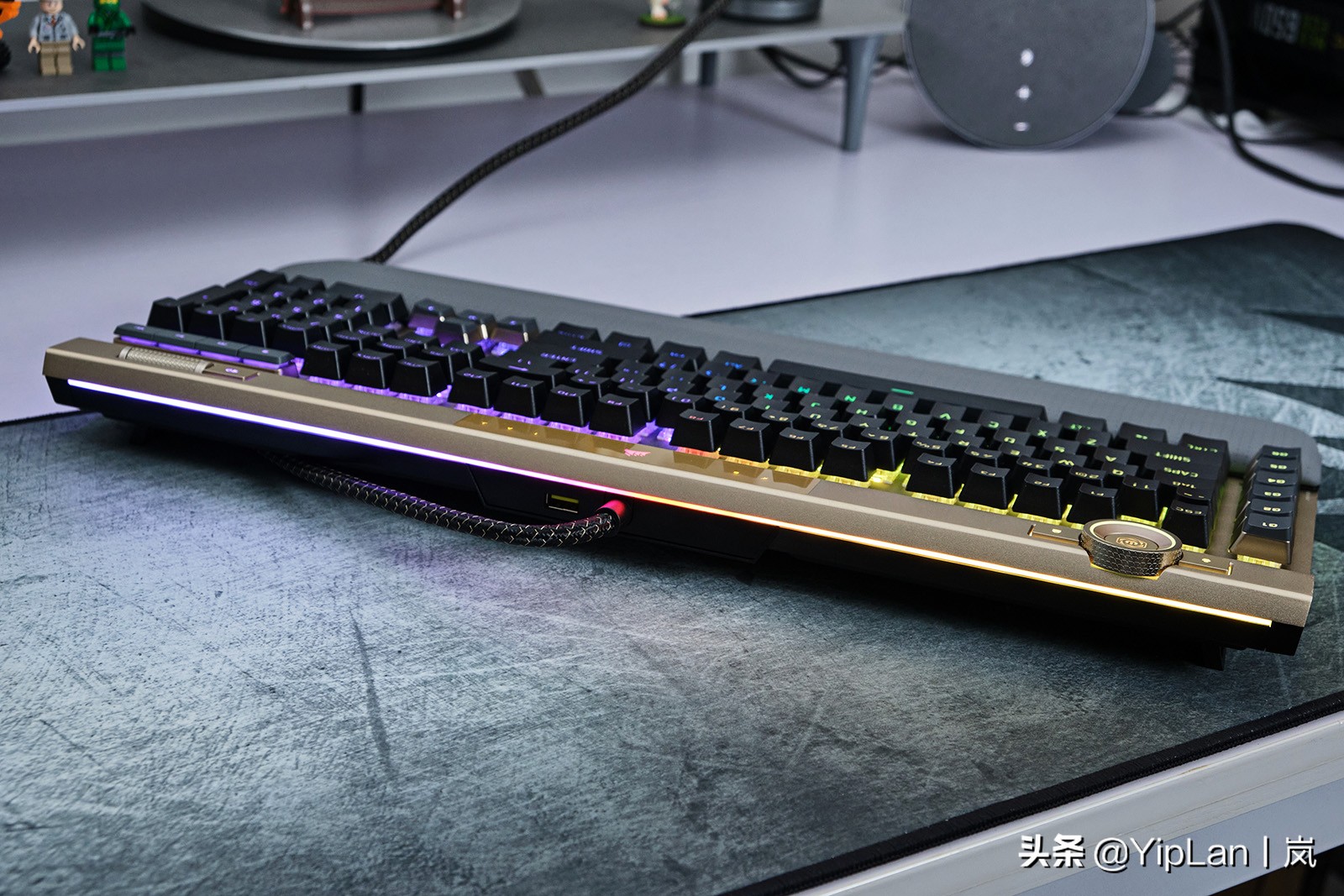 The golden legend comes to the world, CORSAIR K100 RGB Bright Gold ...