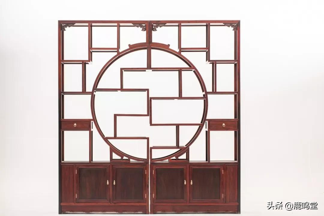 Siamese rosewood inside and outside square bogus frame - iNEWS