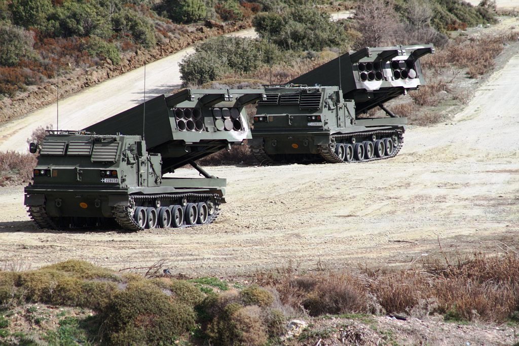 90 diagrams of the M270 multiple rocket launcher system of the steel ...