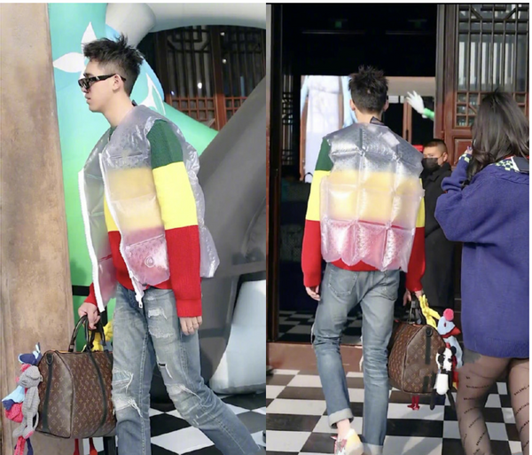 LV's inflatable waistcoat made me laugh out of the scream of geese, the ...