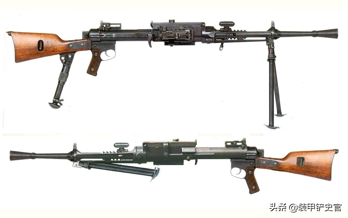 Breda light machine gun: the brain hole is clear and the performance of ...