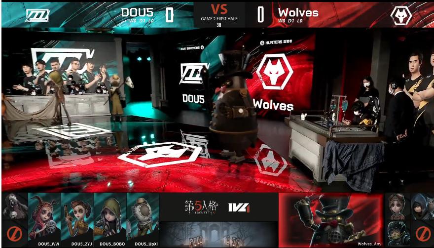Fifth Personality 2021IVL Summer Regular Season DOU5 vs Wolves Second Game - iMedia