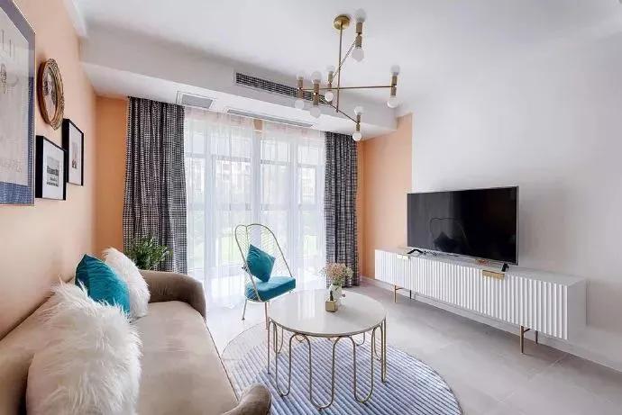 78 square meters small three-bedroom, the whole house is bright and ...