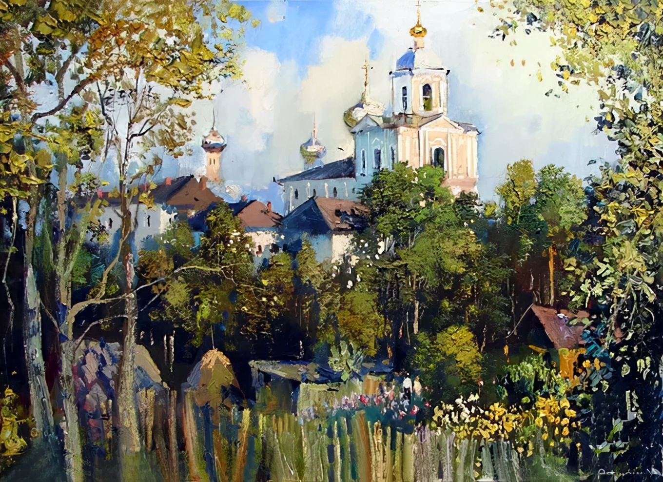 Lieutenant Art: This Ukrainian painter Anatoni's landscape oil painting ...