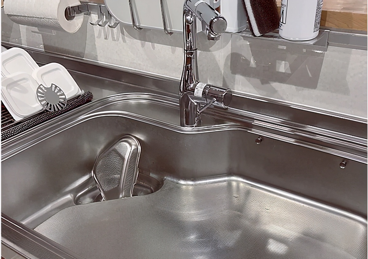 Japanese sinks are too scheming, concave design, quick drainage and ...