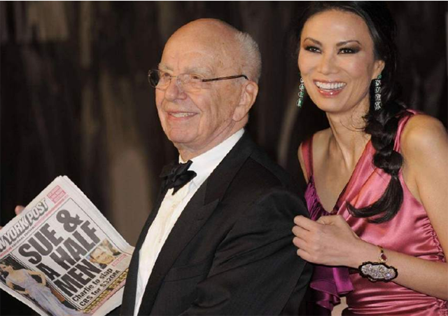 Wendi Deng, whose interests are paramount, has joined the family twice ...