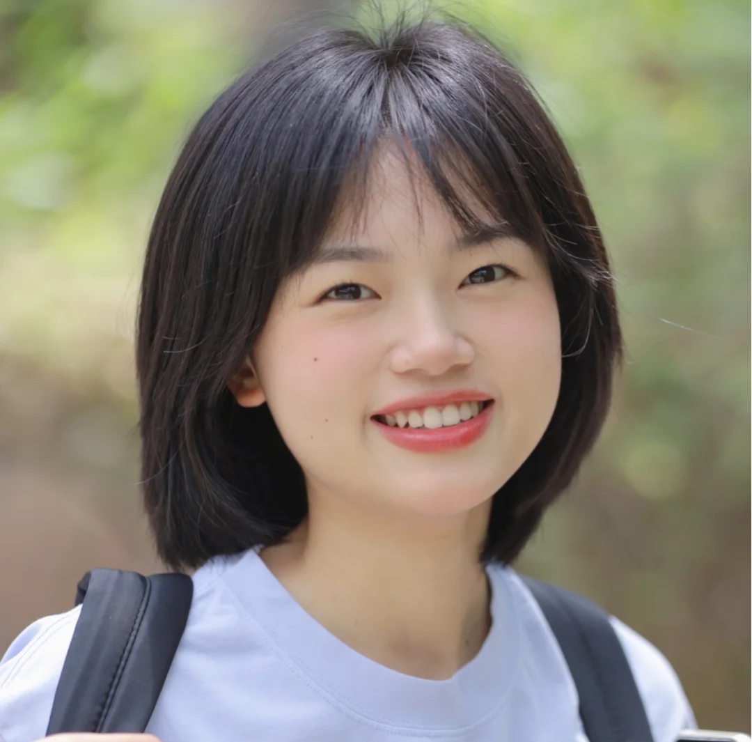 How beautiful a girl with a round face can be, adjust the two “points ...