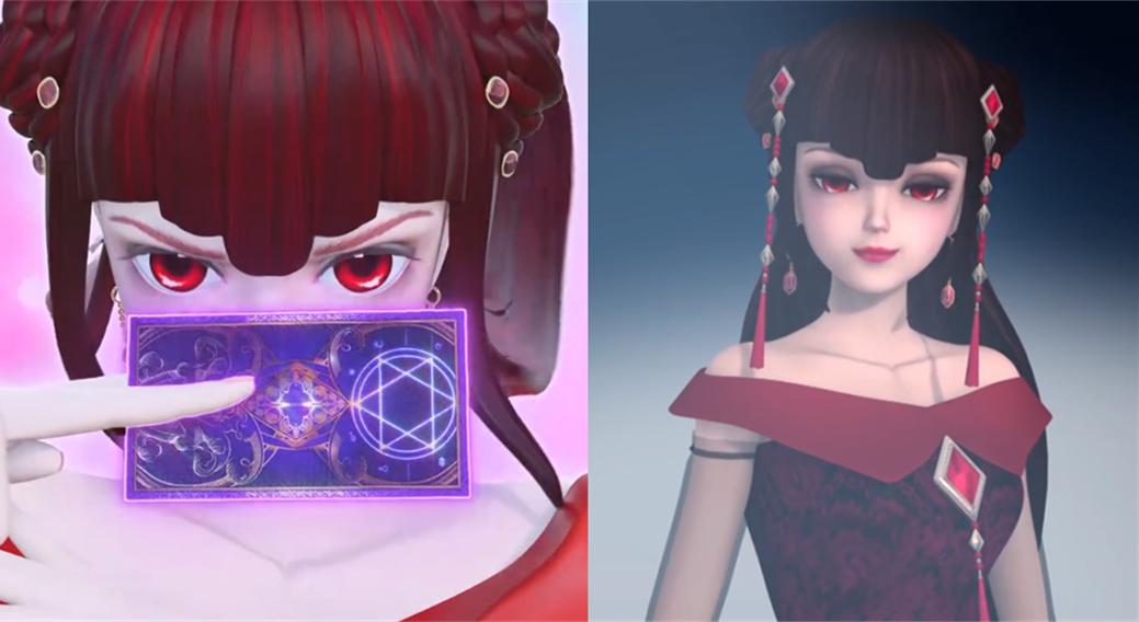 Ye Luoli's blackened character modeling, the peacock blackened and ...