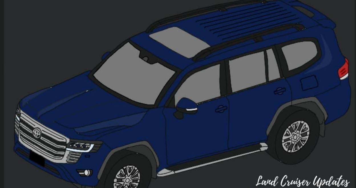 Toyota Land Cruiser "final drawing", the driving force is the bright ...