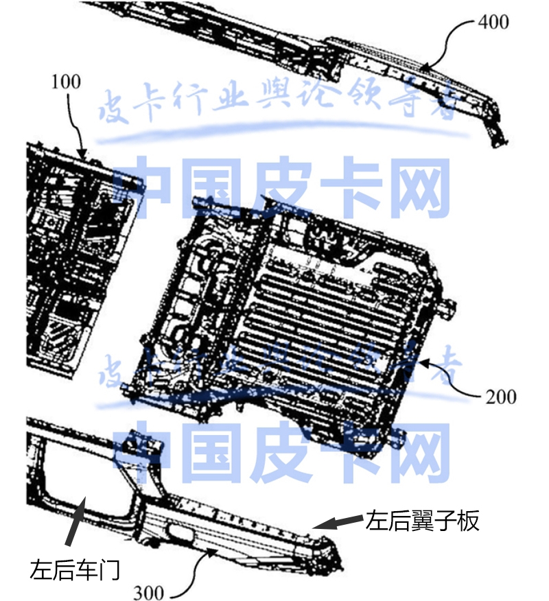 SAIC GM has also entered the patent exposure of the structure of the ...