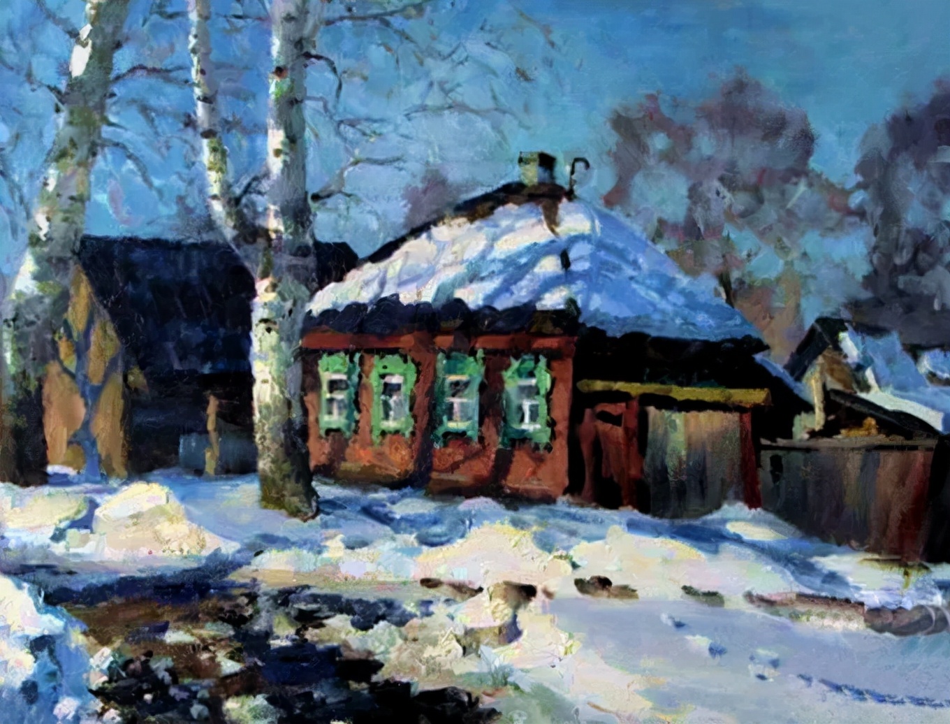 Lieutenant Art: This Ukrainian painter Anatoni's landscape oil painting ...