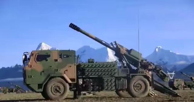 Shallow/nearly deep artillery backbone of the Chinese High Mobility ...