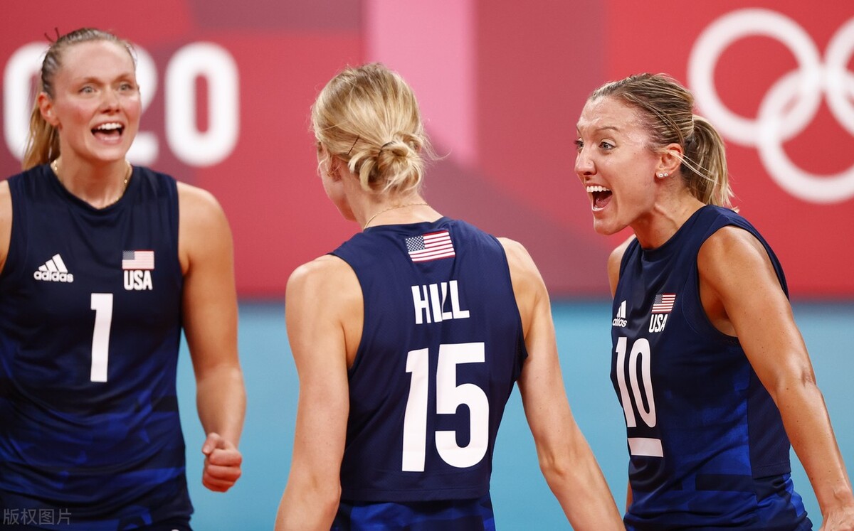 The U.S. women's volleyball team beat Brazil 3-0 and reached the finals ...